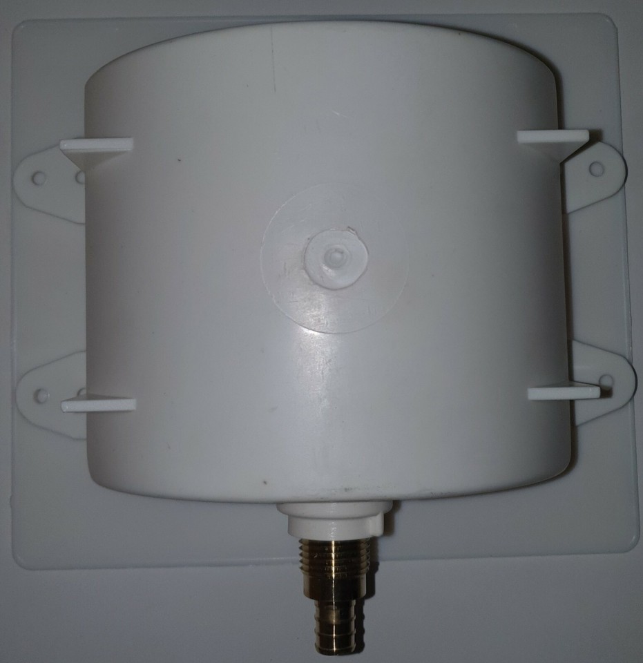 IPS AB9702HA Water-Tite Shock Buster Icemaker Valve Outlet Box w/ 1/4 ...