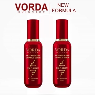 2X NEW VORDA Anti-Melasma Advance Serum Exoskin Freckles Red Black ...