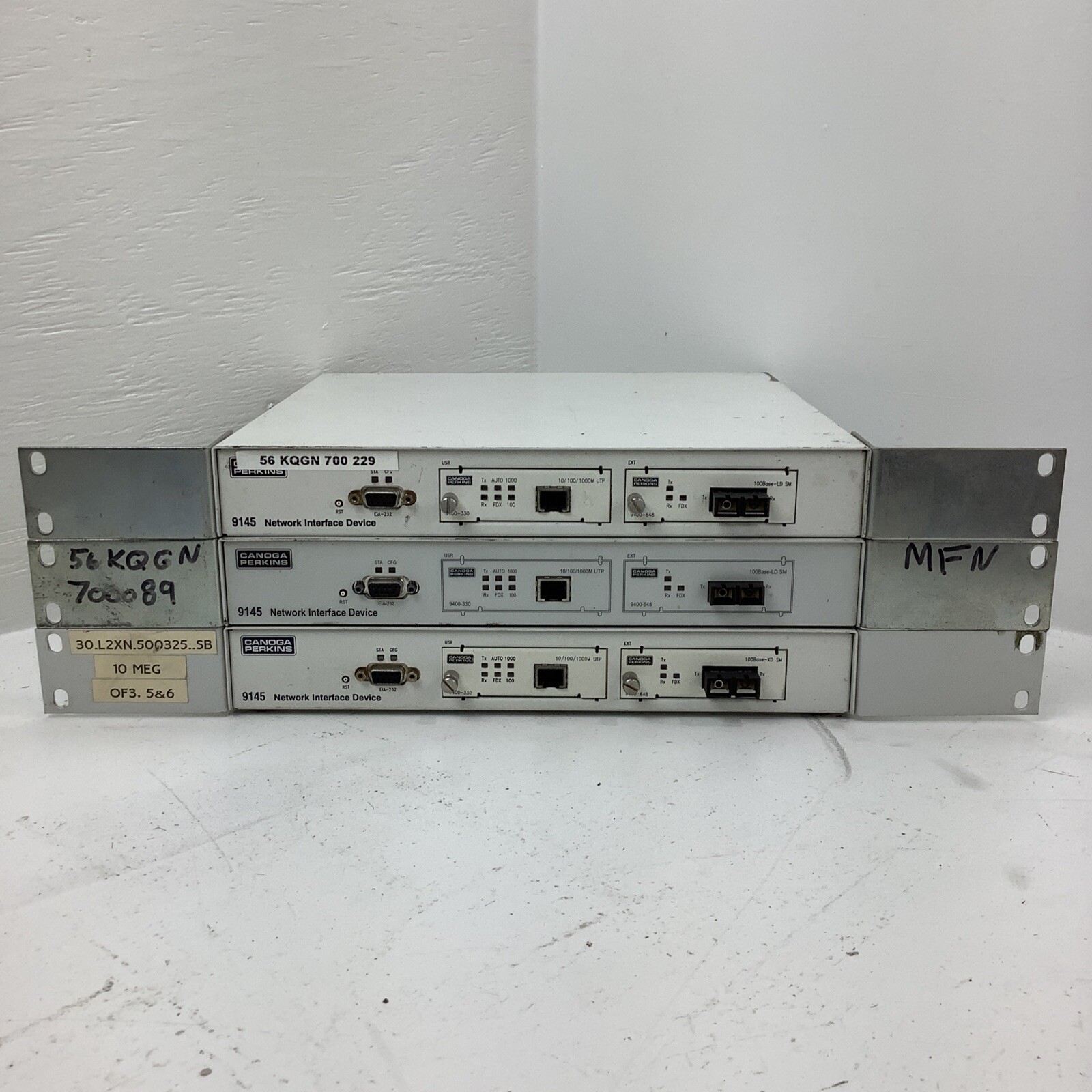 Canoga Perkins 9145 Network Interface Devices, Lot of 3, Two 9145-4 & -B2R | eBay