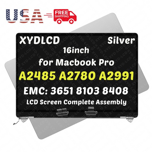 New for MacBook Pro 16" A2485 2021 LCD Screen Display Assembly MK1H3LL ...
