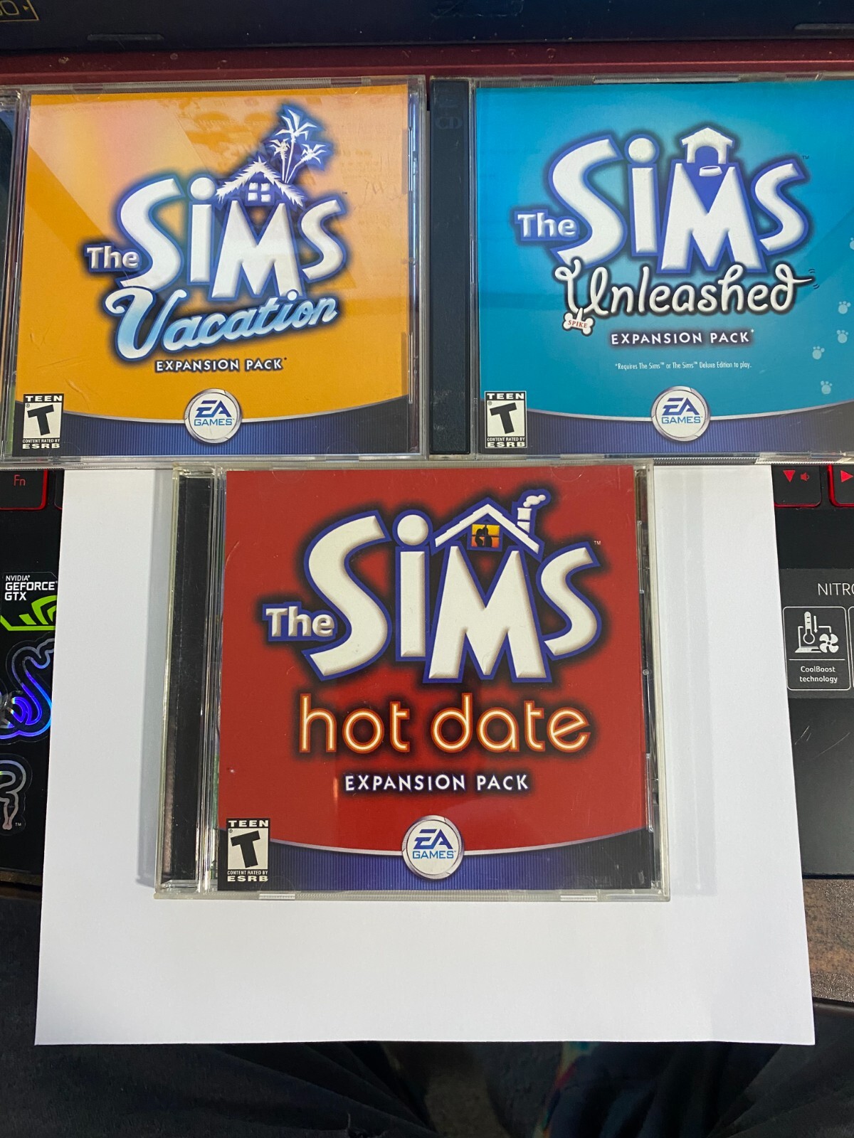 The Sims Expansion Pack Lot of 3 Vacation, Hot Date, Unleashed PC Games ...