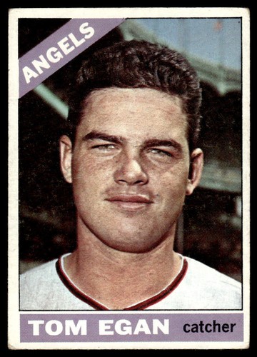 1966 Topps Tom Egan #263 California Angels Baseball Card | eBay