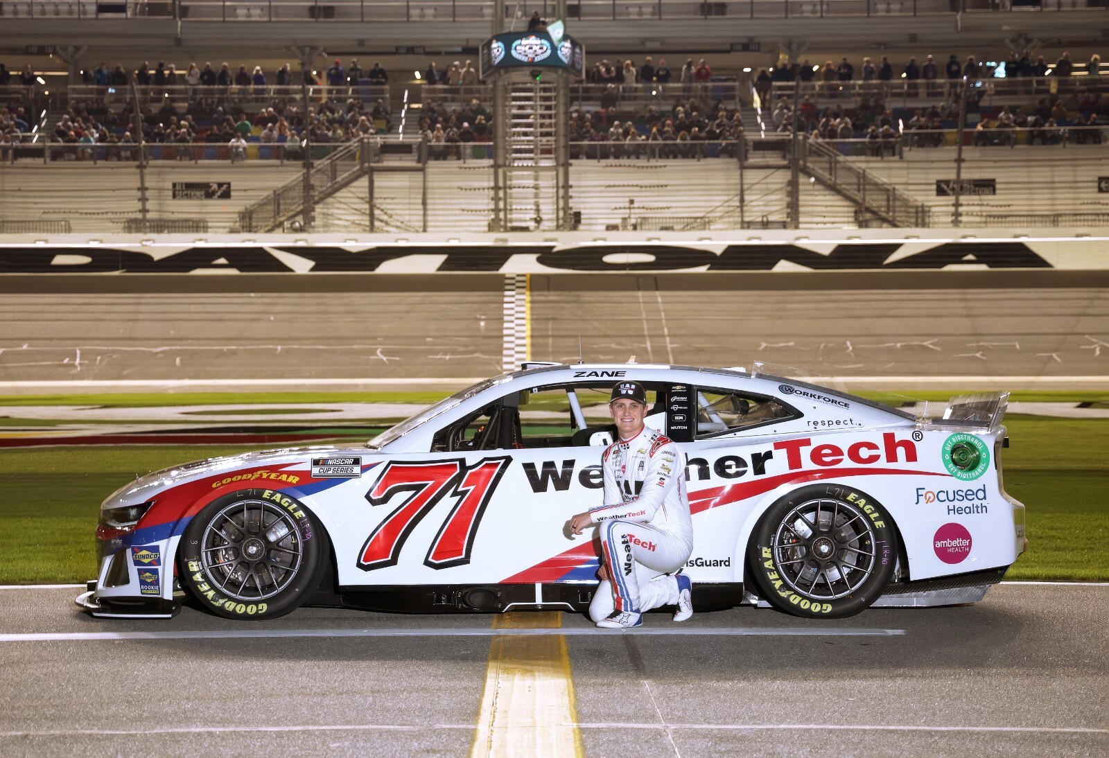 Zane Smith #71 NASCAR 2024 Daytona 500 13"x19" Poster Gloss Photo Print ...