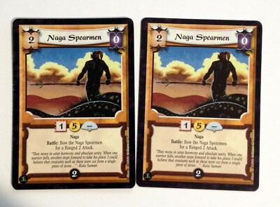 Naga Spearmen (2) L5R Legend of the Five Rings CCG Pearl Edition | eBay