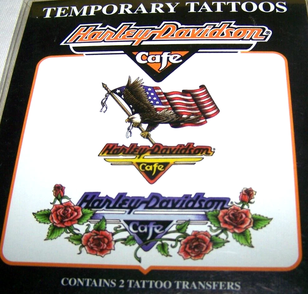 Harley Davidson Script Tattoo