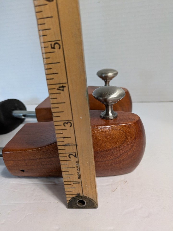 Vtg Nordstrom Woodlore Wood Soft Cushioning Metal Handle Shoe Tree Made ...