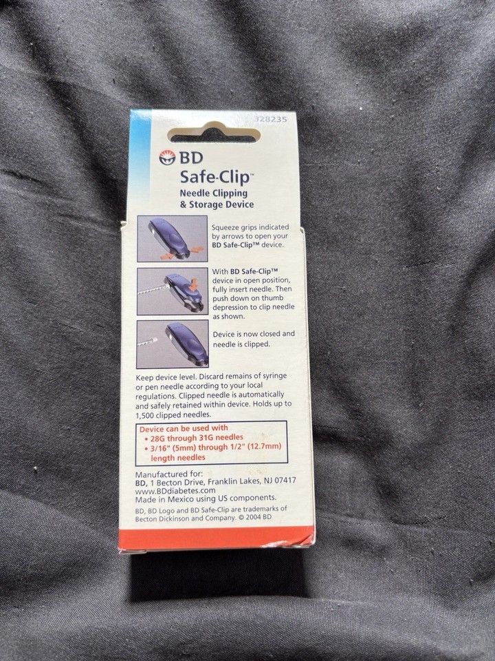 BD Safe-Clip Portable Needle Clipping & Storage Device Vintage | eBay