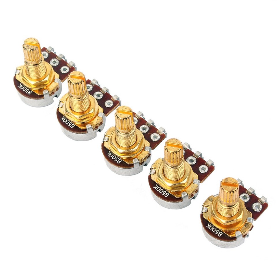 5 Pcs Guitar Potentiometer Electric Accessories Volume Knobs Control | eBay