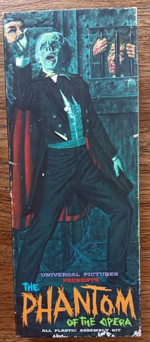 PHANTOM Of The OPERA Complete 1963 MODEL KiT - Universal Monsters + box ...