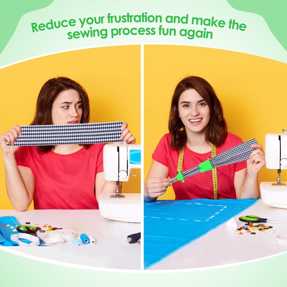 2 Set Fabric Tube Maker for Fabric Roll Rugs, Fabric Roll Tube Maker ...