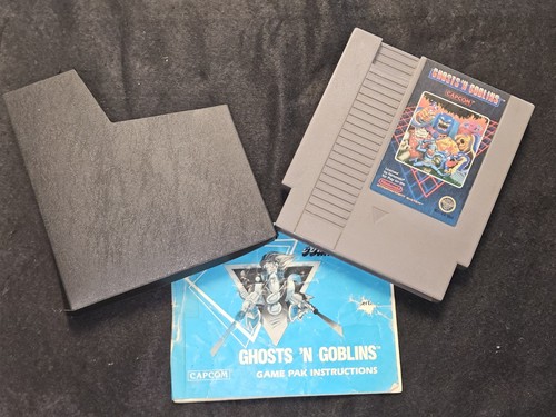 Vintage Nintendo NES Ghosts 'N Goblins Game Cartridge W/ Manual | eBay