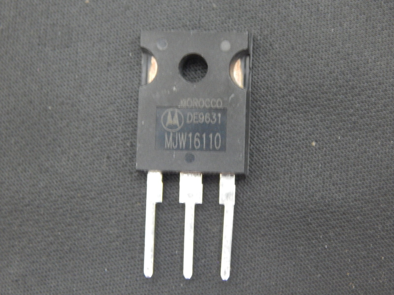 MOTOROLA MJW16110 TO-3P POWER TRANSISTORS 15 AMPERES 400 VOLTS - FAST ...