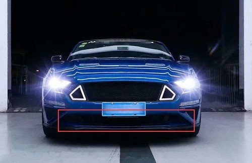 Primer Black Front Lower Mesh Grille Grill Cover 1PCS For Ford Mustang ...