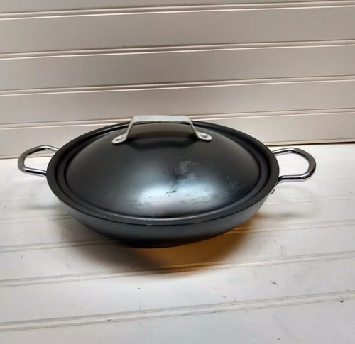 Calphalon 2.5 Qt Braiser Commercial Aluminum 10" Skillet Wok Fry Pan ...