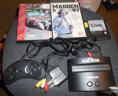 AtGames Sega Genesis Classic Mini Game Console w/ 80 Built-In Games ...