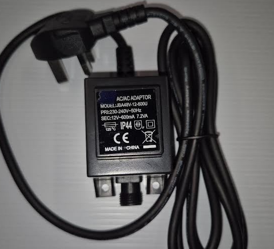 12 volt 7.2 VA Watt Outdoor Water Feature Or Lighting Transformer IP44 ...