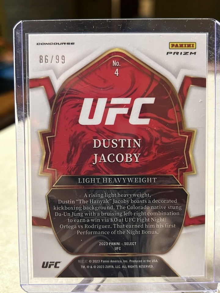 Dustin Jacoby 2023 Panini Select H2 Red Disco Prizm /99 | eBay