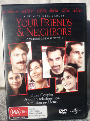 YOUR FRIENDS AND NEIGHBORS BEN STILLER NATASHA KINSKI DVD MA R4 | eBay ...