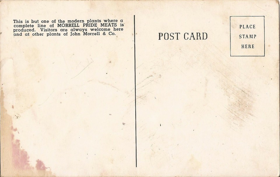 Ottumwa, IOWA - Morrell Pride Meats - BIRDSEYE - processing plant ...