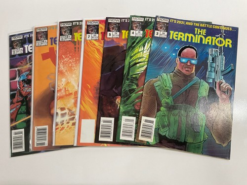 THE TERMINATOR #3 4 5 7 13 14 17 FINAL ISSUE (NOW COMICS/06251078) SET ...