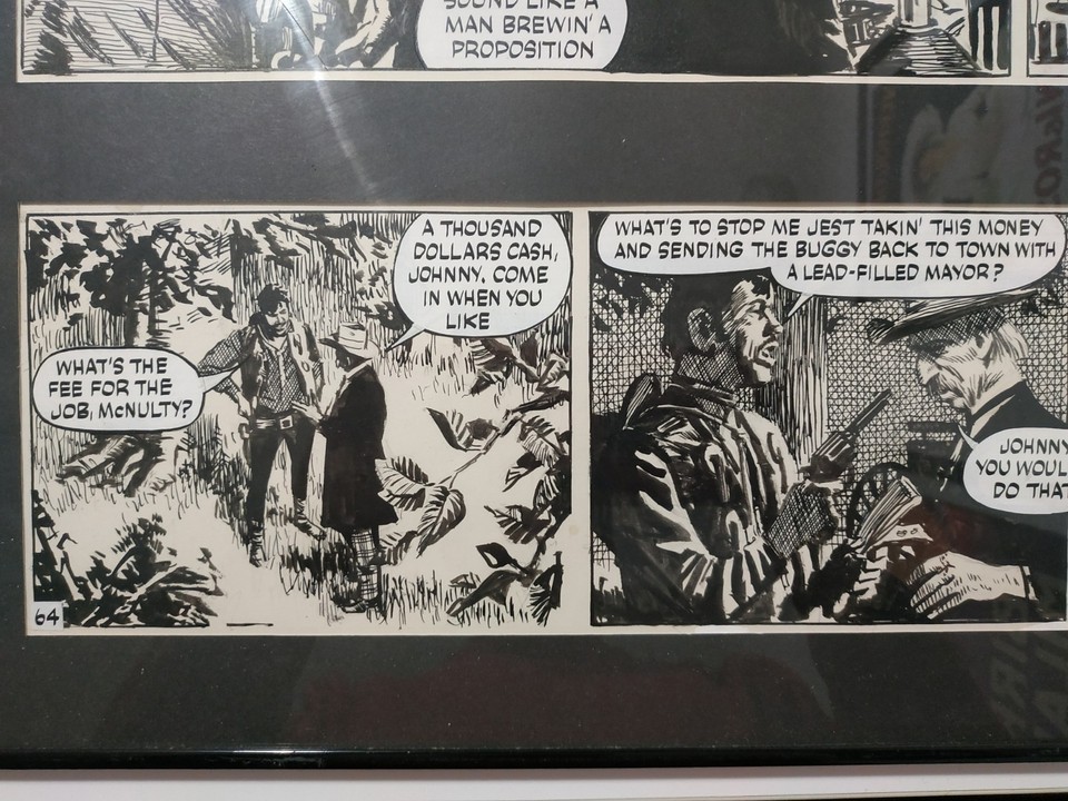 MATT MARRIOTT Original Comic Art - TONY WEARE Daily Strips - Western ...