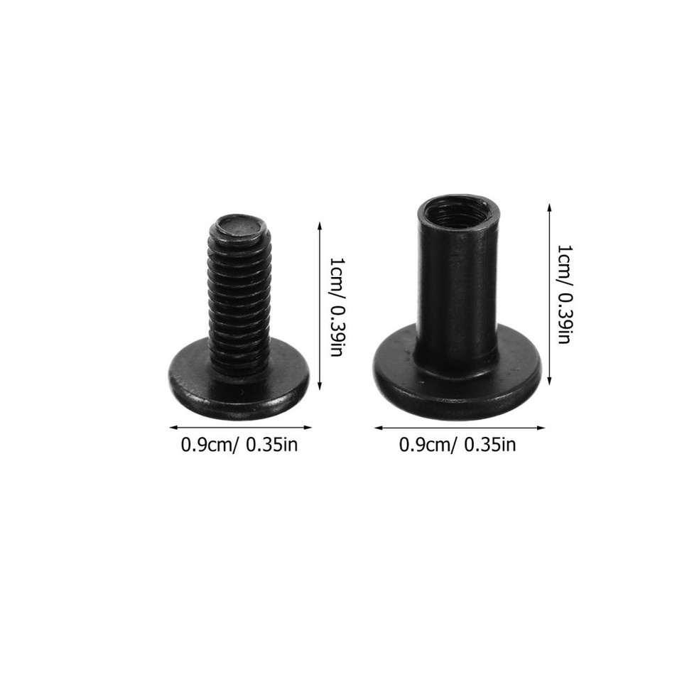 20 Set Round Head Socket Cap Screws Hexagon Cabinet Furniture Assembly ...