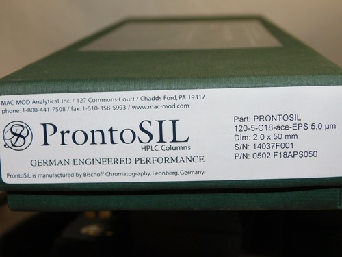 PRONTOSIL HPLC COLUMN 120-5-C18CACE-EPS 5.0UM 2.0X50MM P/N 0502 ...