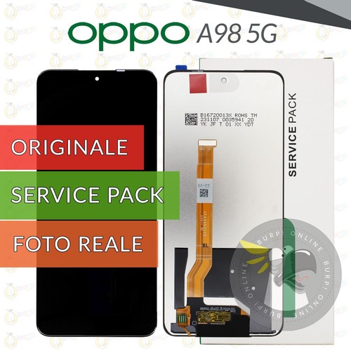 DISPLAY ORIGINALE OPPO A98 5G CPH2529 SCHERMO LCD + VETRO TOUCH SERVICE ...