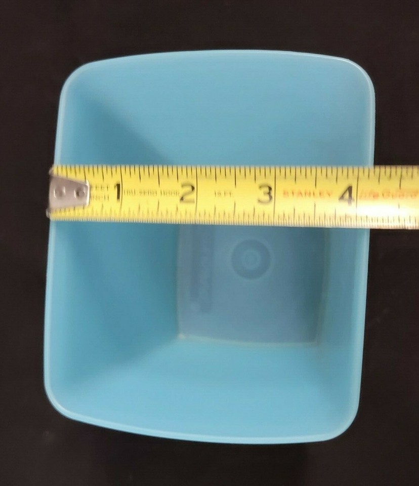 VINTAGE ~ Tupperware Blue Rectangle Stackable Storage Container #1311 ...