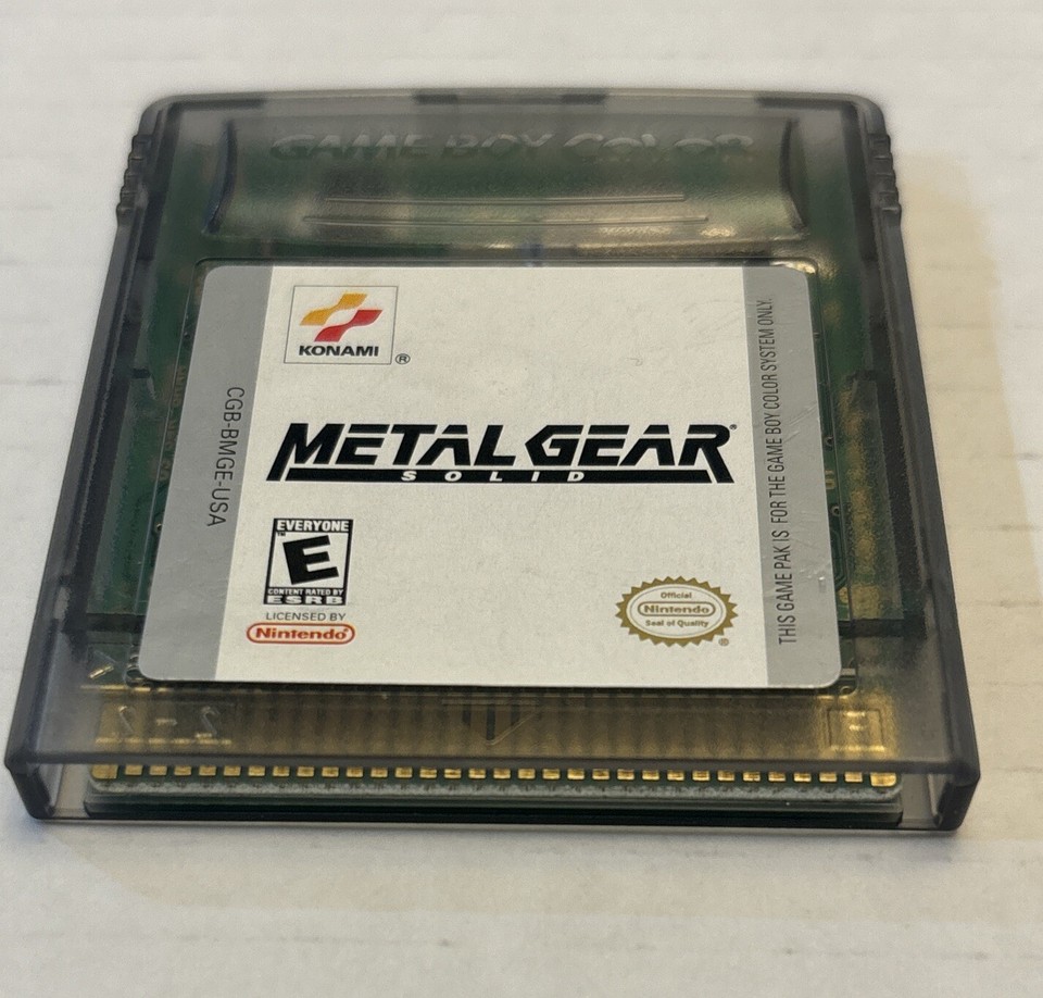 Metal Gear Solid Gameboy Color | eBay