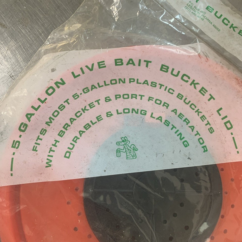 Gator 5 Gallon Live Bait Bucket Lid | eBay