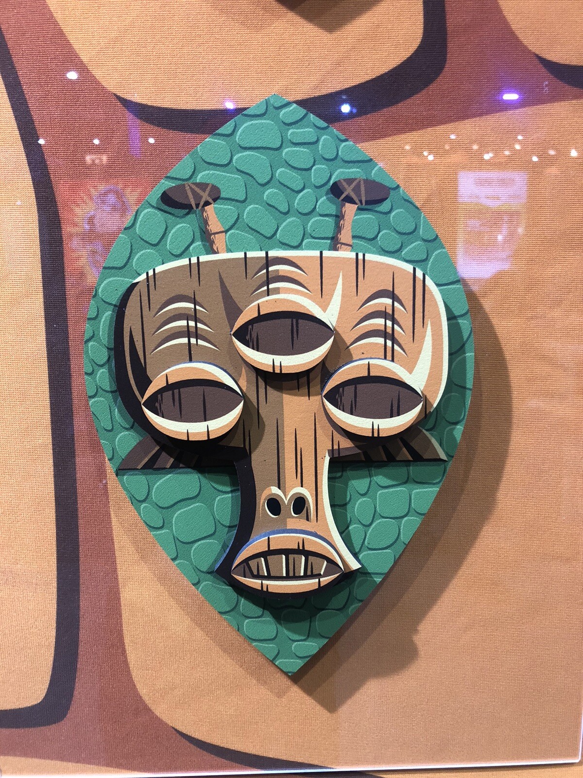 Shag Josh Agle SDCC Star Wars Alien Mini Tiki Mask Art Signed Set LE ...