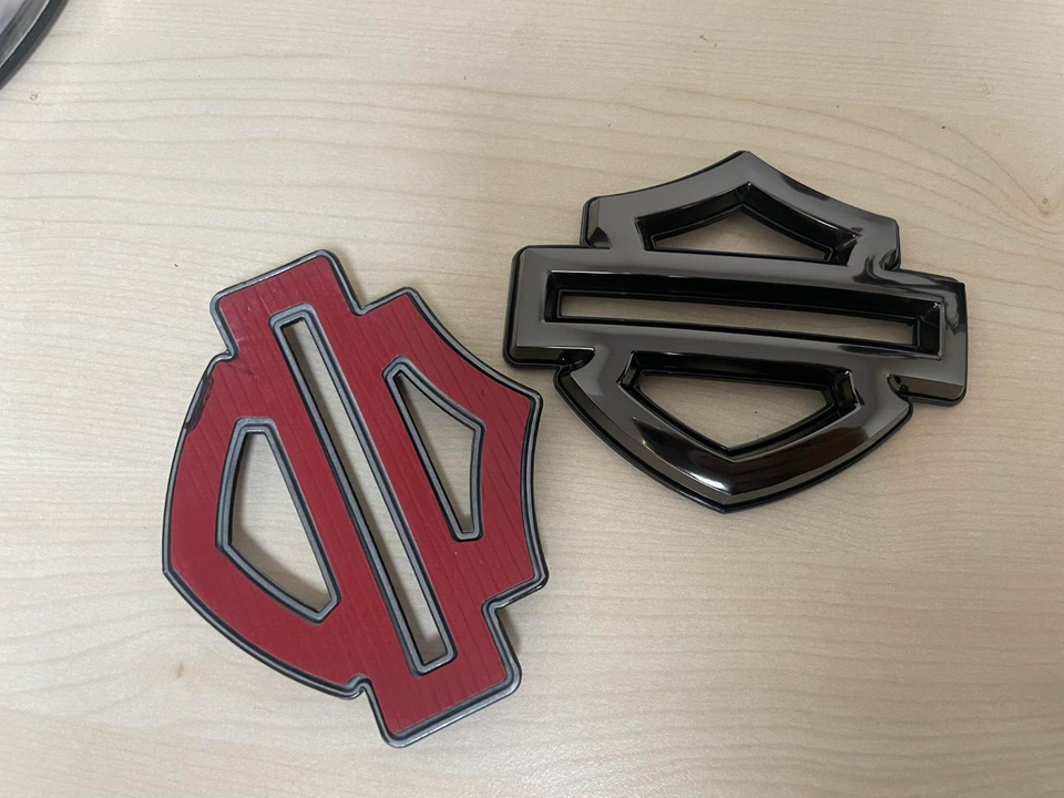 Harley Davidson CVO Emblems Black & GunBlack | Customized | Clear ...