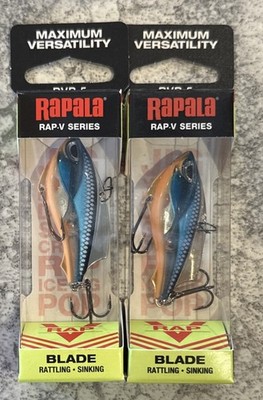 2 Packs Rapala Rap-V 5 Blue Ghost | eBay
