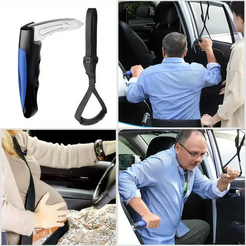 2 in 1 Car Door handle for Disabled Portable Car Cane Grab Bar Mobility ...