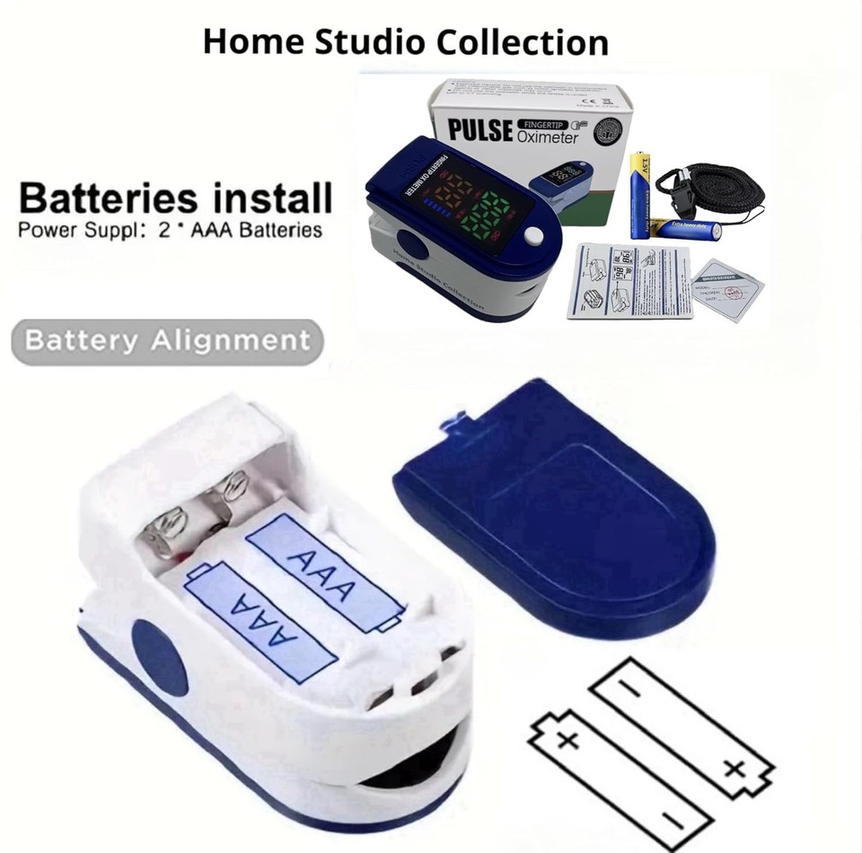 Finger Tip Pulse Oximeter LED Heart rate monitors For Hospital ...