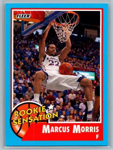 2011-12 Fleer Retro #58 Marcus Morris Kansas Jayhawks | eBay