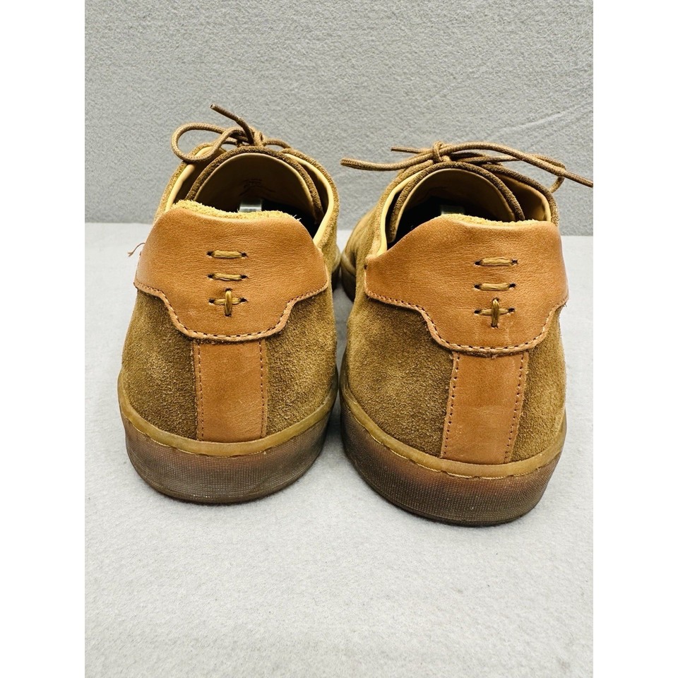 EUC Luca Men's 10 Suede Terra Low Sneaker Canyon Lactae Hevea Leather ...