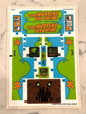 LEGO STICKER SHEET for 75902 The Mystery Machine, New & Genuine! | eBay