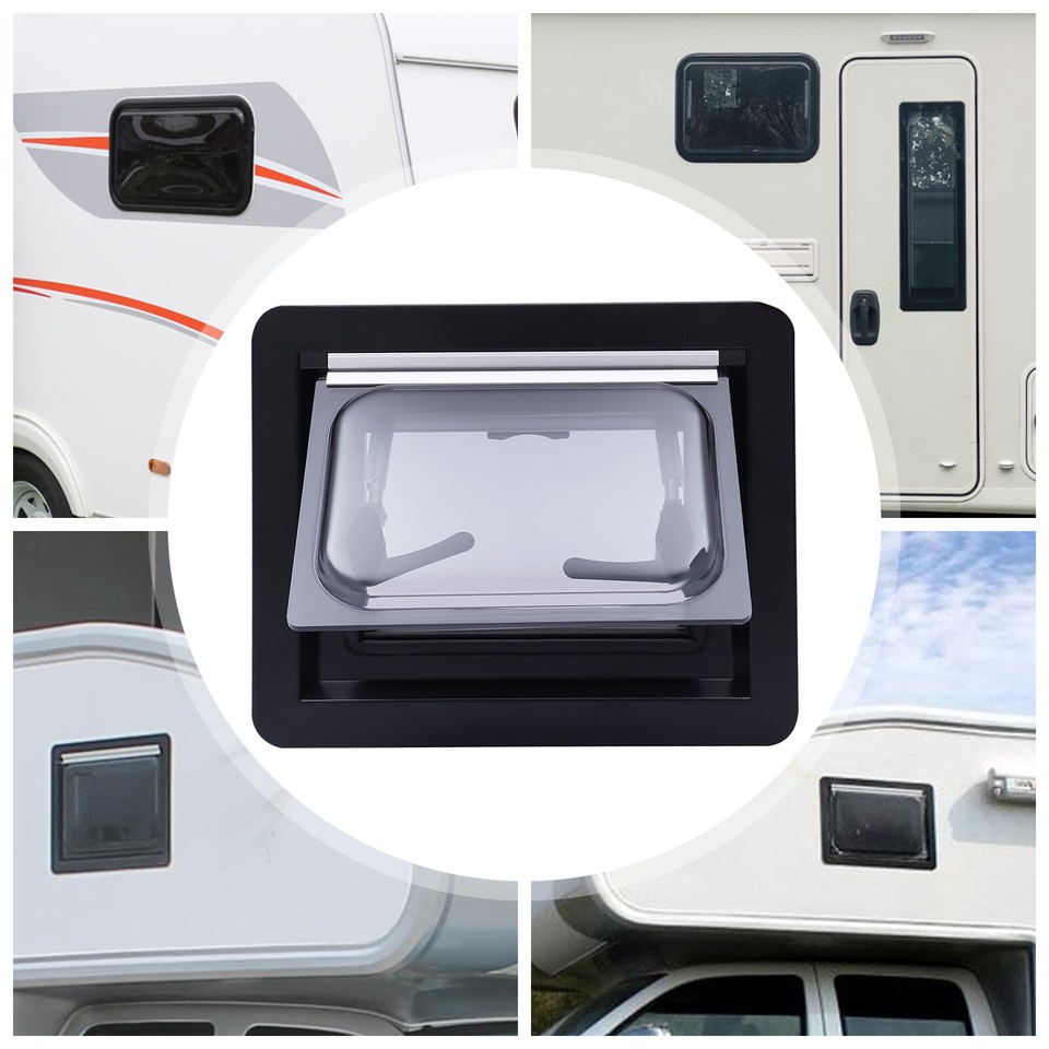 3-Size 450/900*500mm, 350*280mm RV Caravan Camper Van Hinged Push Out ...
