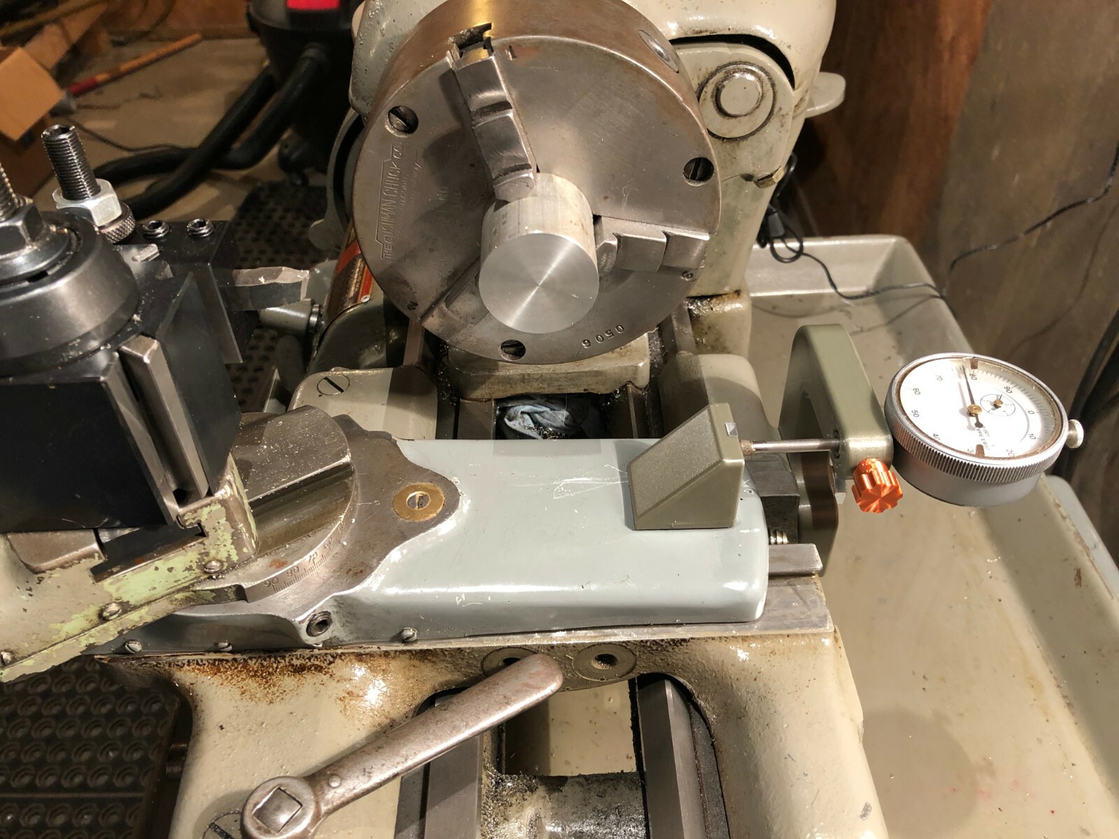 South Bend Lathe 9 or 10K, Cross Slide Dial Indicator Holder (3d ...