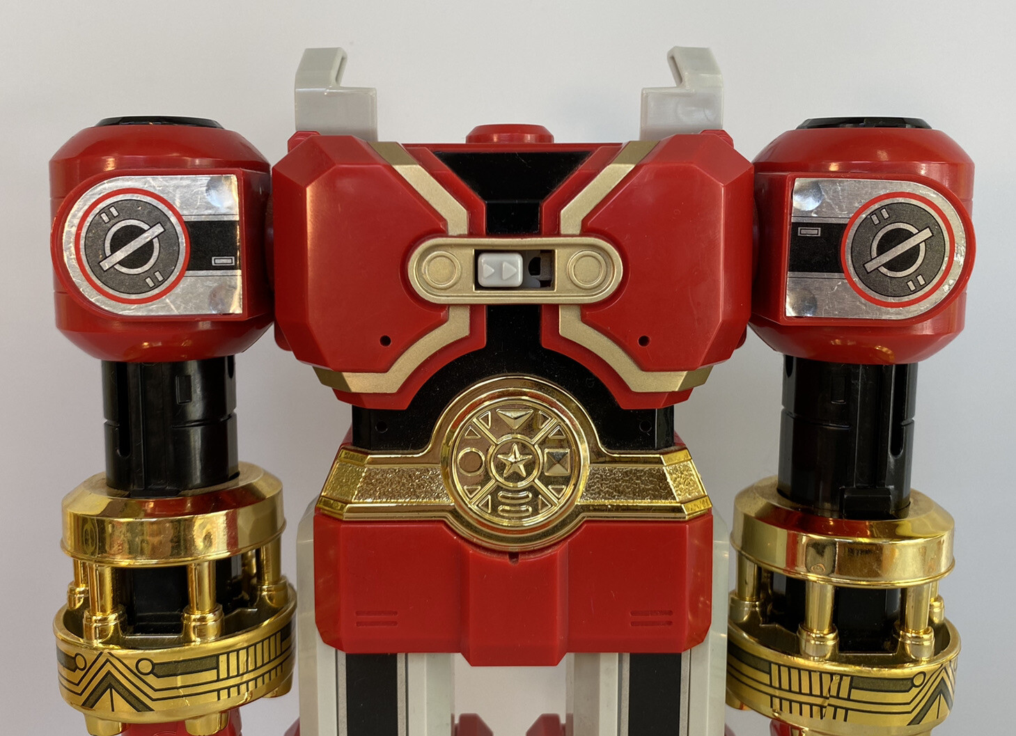 Power Rangers Zeo Red Battlezord Megazord Figure Deluxe DX Works ...