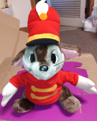 Vintage Disneyland Timothy Q Mouse Circus Uniform Dumbo Plush Disney ...