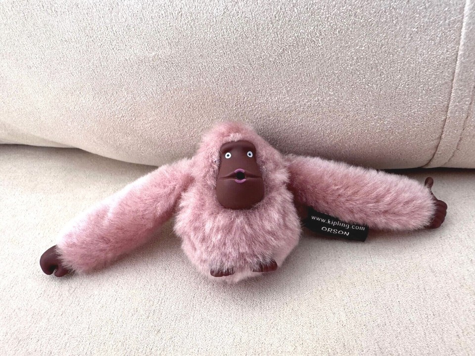 NWT KIPLING MONKEY KEYCHAIN KEY RING CHARM BLACK RED GRAY BLUE GREEN ...