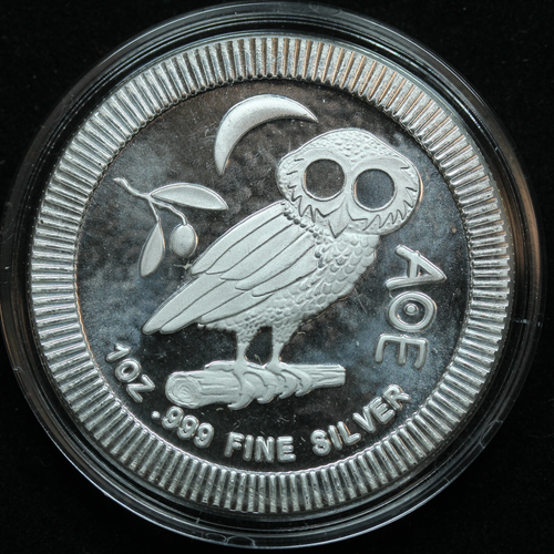 2020 Niue $2 AOE Owl Of Athena 1 oz .999 Fine Silver Coin w/ Capsule | eBay
