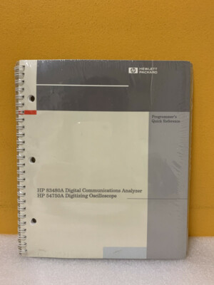 HP 83480-90024 83480A Digi-Com Analyzer + 54750A Oscilloscope Program ...