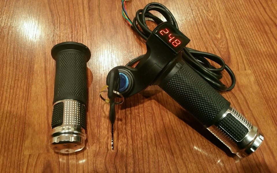 Razor E300 E200 Dirt Quad Pocket Mod Variable Speed Kit Chrome Throttle ...