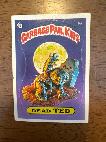 1985 Topps Garbage Pail Kids Dead Ted #5a Series 1, OS1 Gpk | eBay