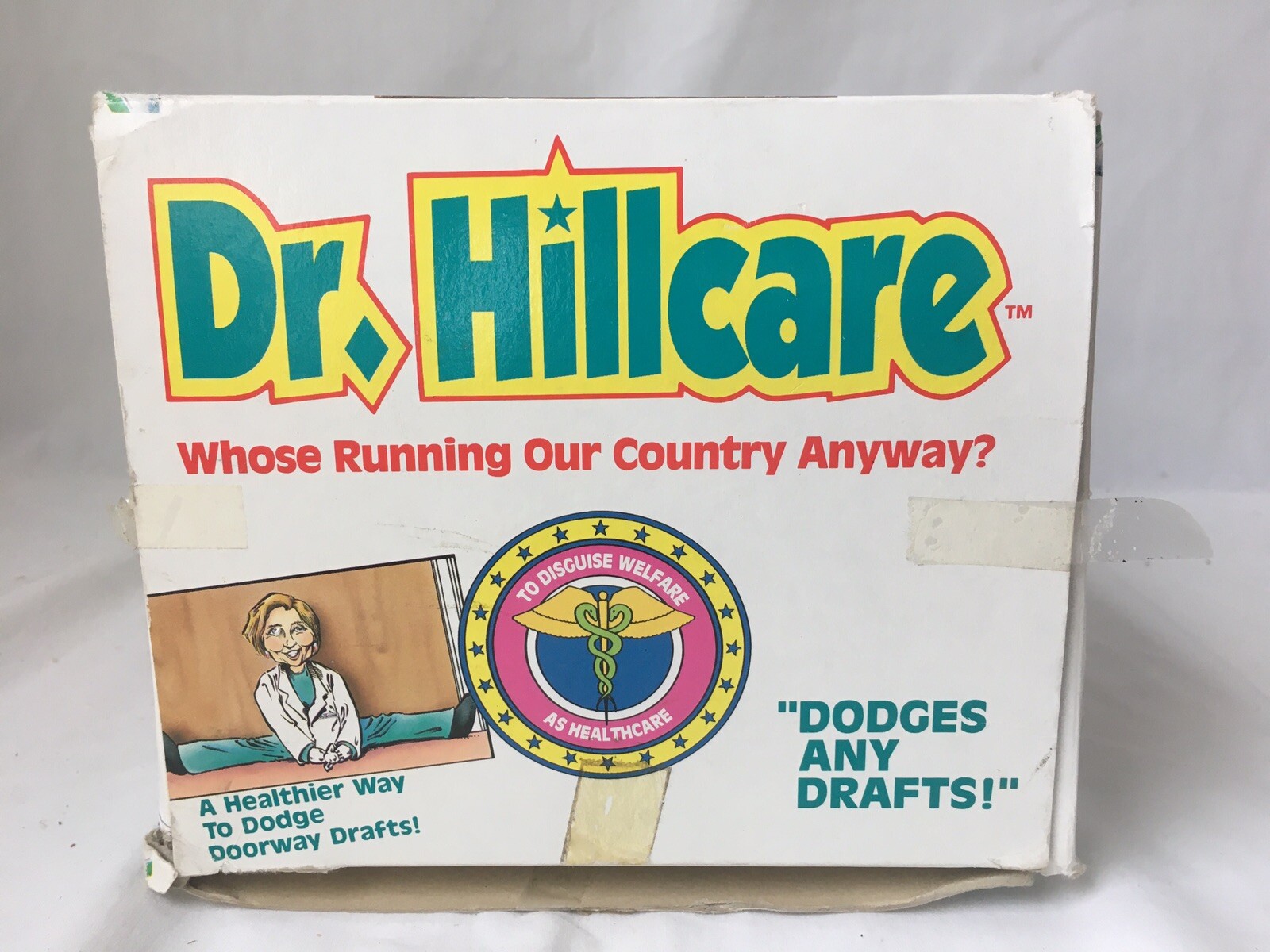 Dr Hillcare Hillary Clinton Draft Stopper Dodger Door Hanger Doll ...