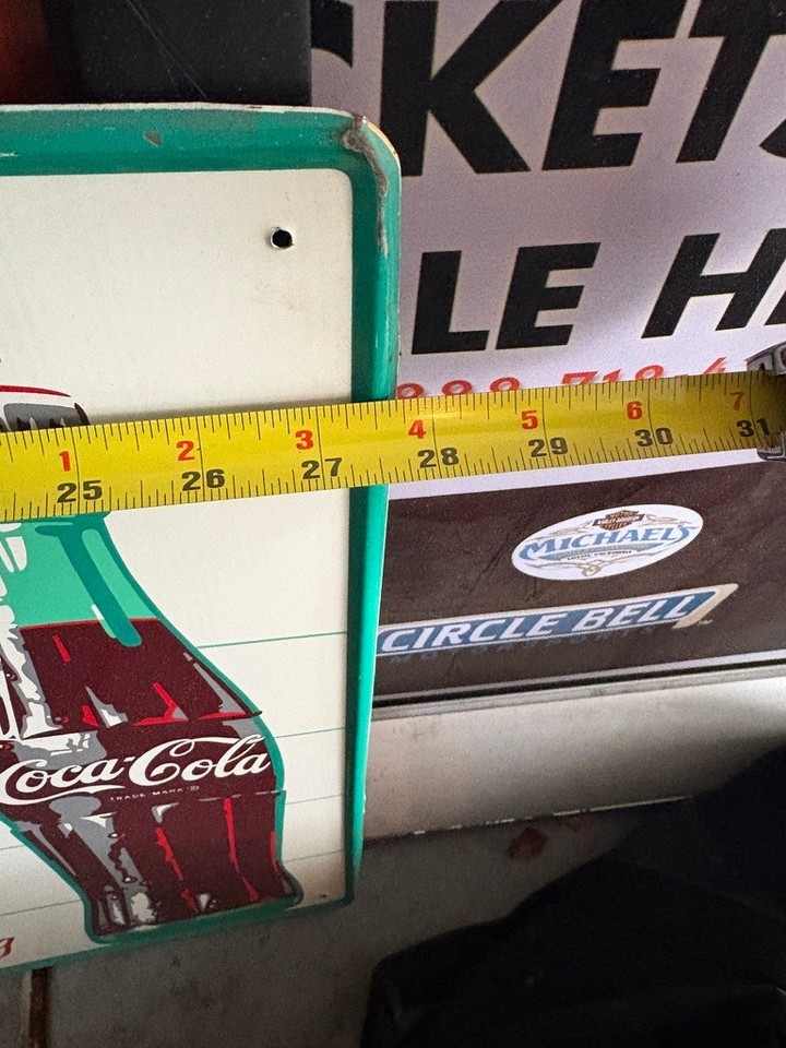 Rare vintage 1950's Coca Cola Coke sign very good condition | eBay